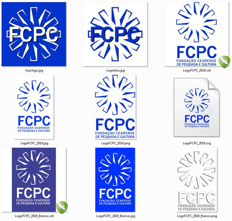 Logomarcas - Site da Fundação Cearense de Pesquisa e Cultura - FCPC.